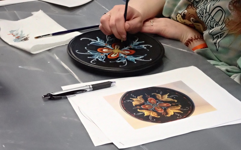 Norwegian Rosemaling Rogaland Style - Perfect Duluth Day