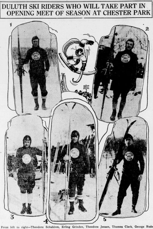 Carl Holmstrom jumped 110 feet at Chester Bowl in 1925 - Perfect Duluth Day