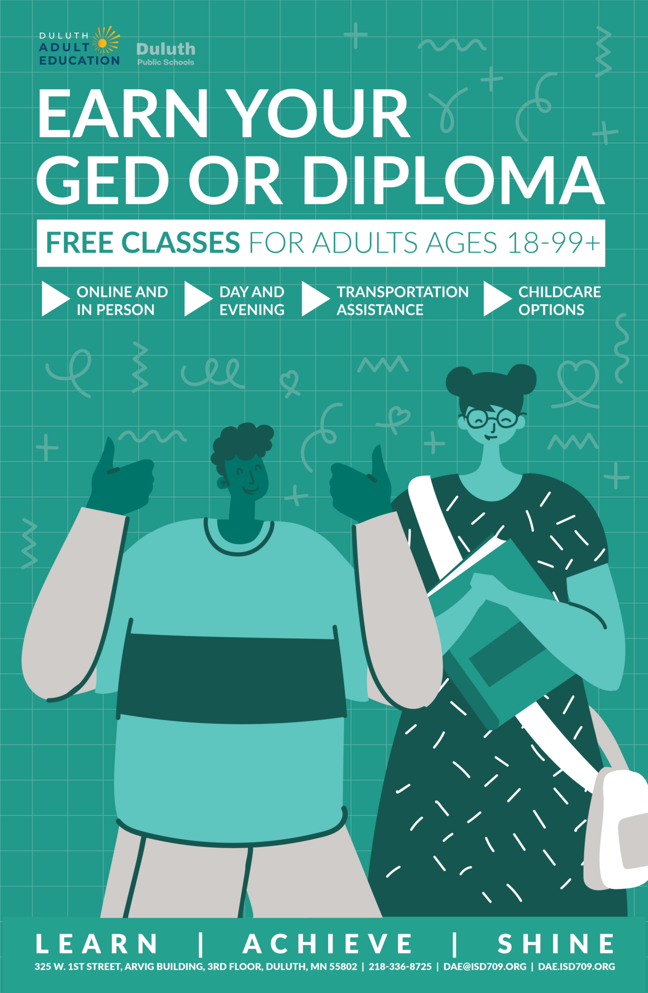 GED or Diploma Classes - Perfect Duluth Day