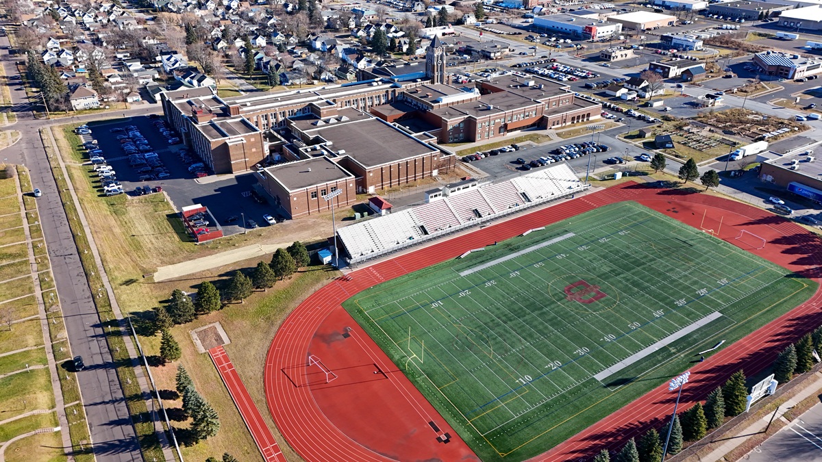 Then and Now: Denfeld High School - Perfect Duluth Day